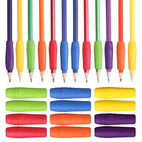 Mr Pen Pencil Grips 12 Pack Colorful Pencil Grips For Adults