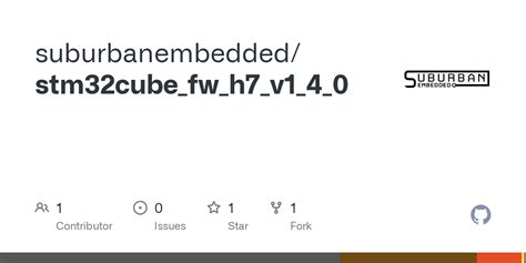 github suburbanembedded stm32cube fw h7 v1 4 0