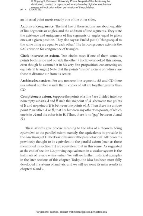 Reverse Mathematics Princeton University Press Reverse Mathematics Princeton University Press