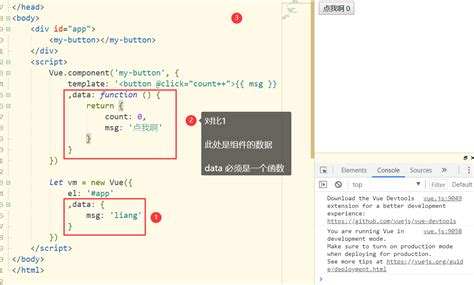 Vue组件的data必须是一个函数、单个根元素、局部组件 腾讯云开发者社区 腾讯云