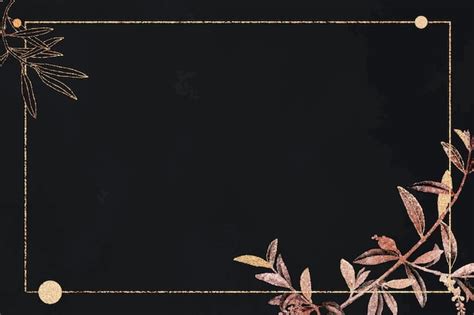 빈 반짝이 골든 프레임 벡터 무료 벡터