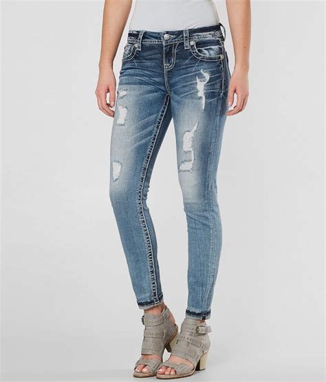 Miss Me Easy Ankle Skinny Stretch Jean Womens Jeans In Med 465b Buckle