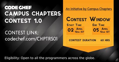 Codechef On Linkedin Codecheffers Codechef Programming Contest