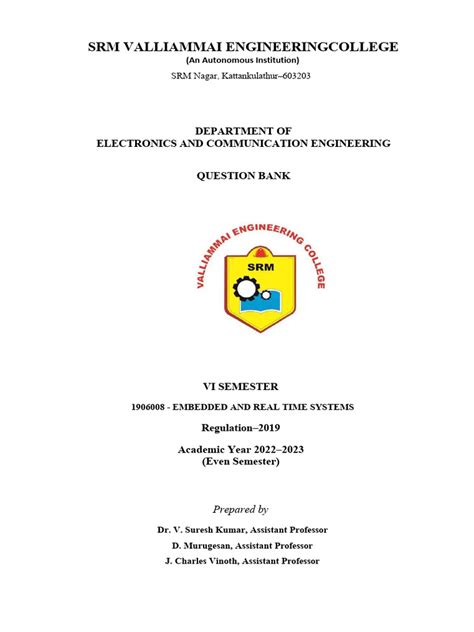 embedded and real time systems pdf computers technology and engineering