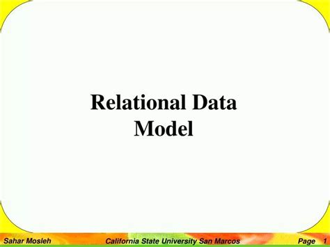 Ppt Relational Data Model Powerpoint Presentation Free Download Id5595619