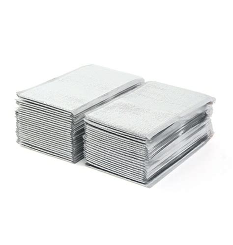 요비월드 접착식 은박 보냉봉투 50P세트 20X30CM 은색봉투 은박보냉백 아이스크림포장용기 티몬