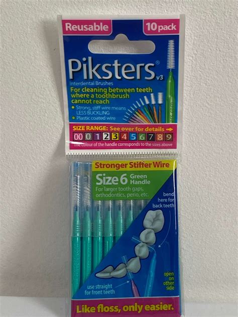 Piksters Interdental Brushes 10s Sizes 6 Schofield And Pickup