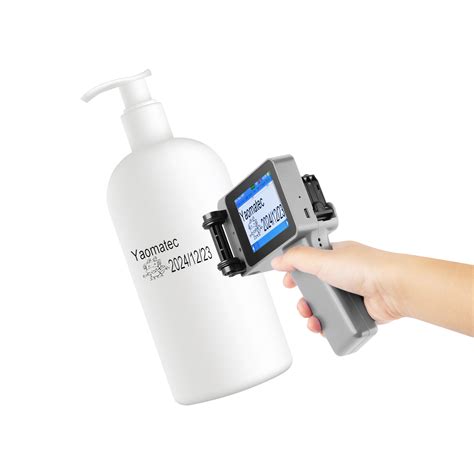 Yaomatec 12 7mm Portable Handheld Inkjet Printer Logo Date Inkjet Printer Portable Handheld