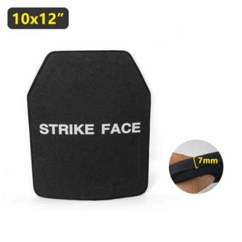 Body Armor Bullet Proof Plates Level Iiia 3a Curved 10x12 Pe Composite