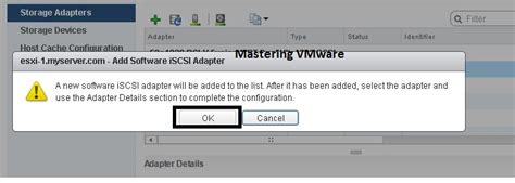 How To Add Iscsi Datastore Mastering Vmware