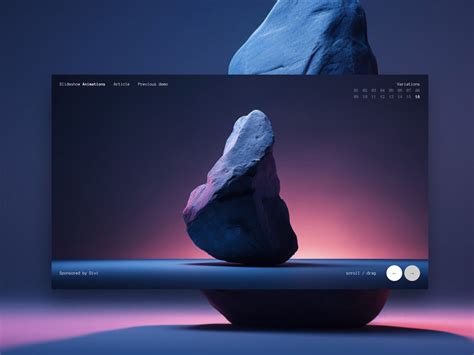 Github Codrops Slideshowanimations A Collection Of Ideas For