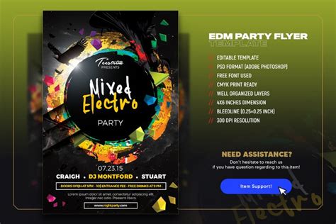 Night Club Party Edm Flyer 2698798