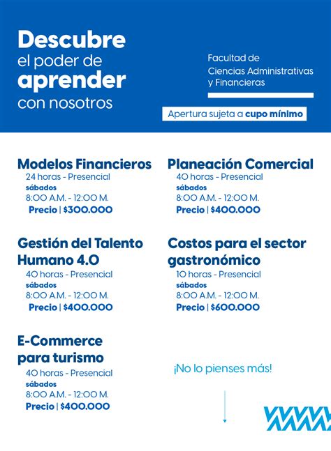 cursos cortos Institución Universitaria EAM