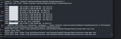 Comfyui Manager Cant Update Or Install Missing Costume Nodes R