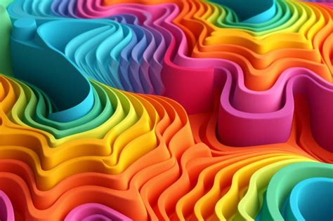 Premium Photo Grunge Seamless Texture With Pattern Rainbow Color