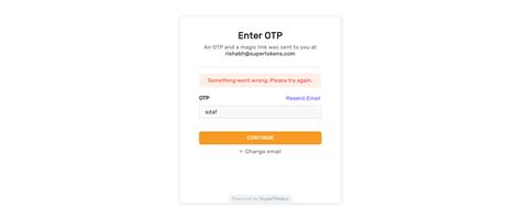 Passwordless Login SuperTokens Docs