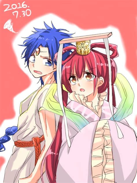 Magi The Labyrinth Of Magic Ren Kougyoku And Aladdin Anime Magi