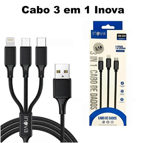 Cabo De Dados Em Cabo Tipo C Usb Carregador Ultra R Pido Metro Resistente Shopee Brasil