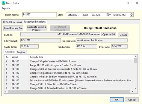 Production Record Mitchell Scientific Inc