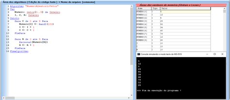 Vetor com números aleatórios sem repetição no VisuAlg Programação iniciantes Clube do Hardware