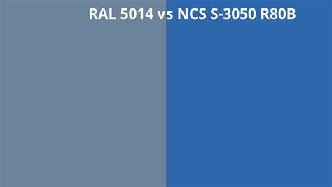 Ral 5014 Vs Ncs S 3050 R80b Ral Colour Chart Uk