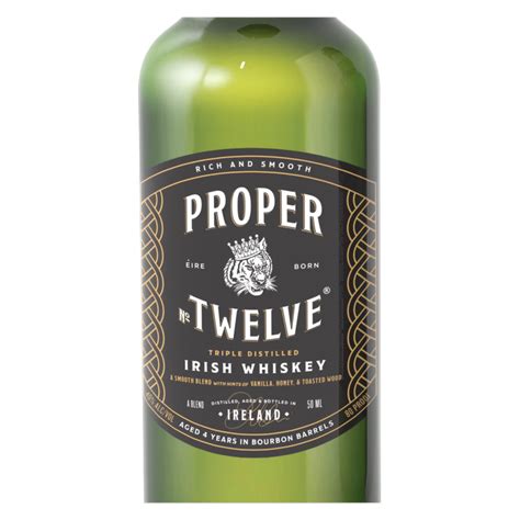 Proper No Twelve Irish Whiskey 50ml 80 Proof Delivered In As Fast As 15 Minutes Gopuff