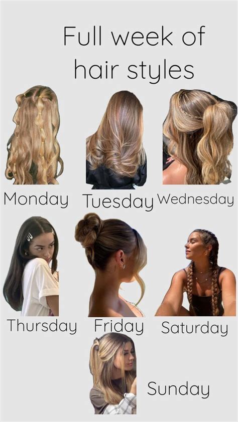 Check Out Candle S Shuffles Full Week Of Hair Styles Diffrent Hair