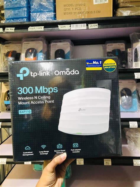 TP Link EAP110 Indoor Wireless N Ceiling Mount Access Point Computers Tech Office Business