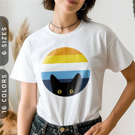 Peeking Cat In Aroace Flag Colors T Shirt Asexual Aromantic Pride