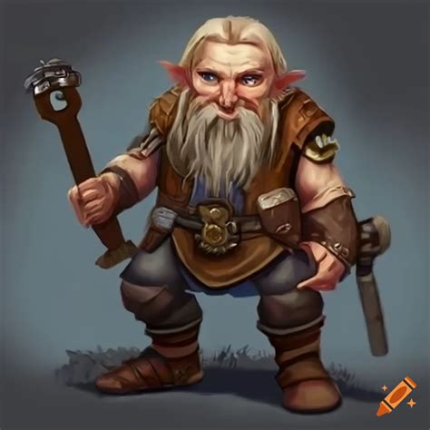 Character Portrait Of Male Dwarf Peasant Named Thrinarv On Craiyon