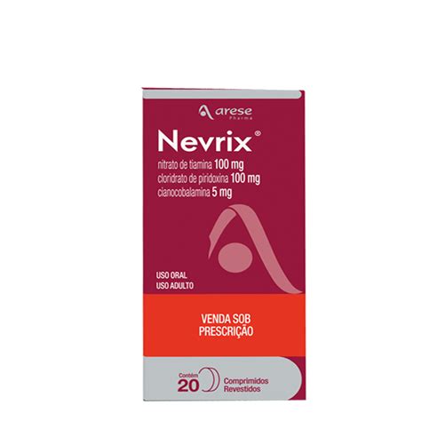 Nevrix Nitrato De Tiamina 100mg Cloridrato De Piridoxina 100mg
