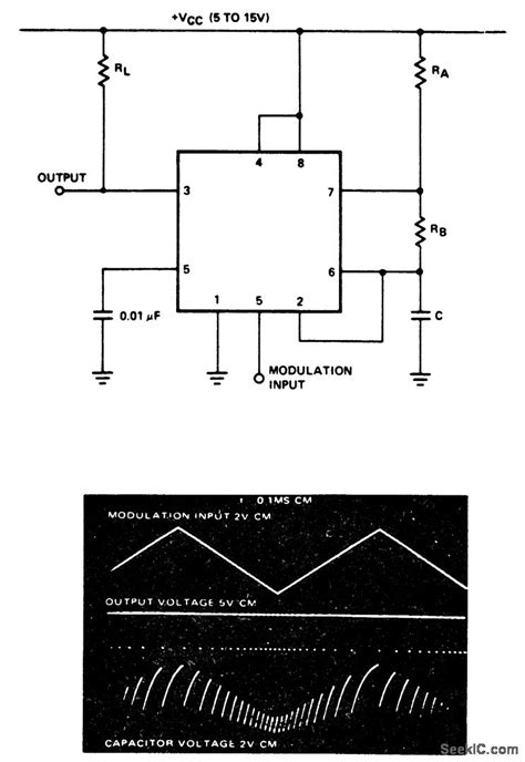 Pulsepositionmodulatorusinganecg955mtimer Controlcircuit Circuit Diagram