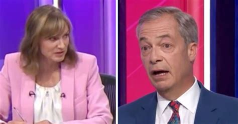 Nigel Farage Demands Bbc Apology After Fiona Bruce ‘got Her Facts Wrong