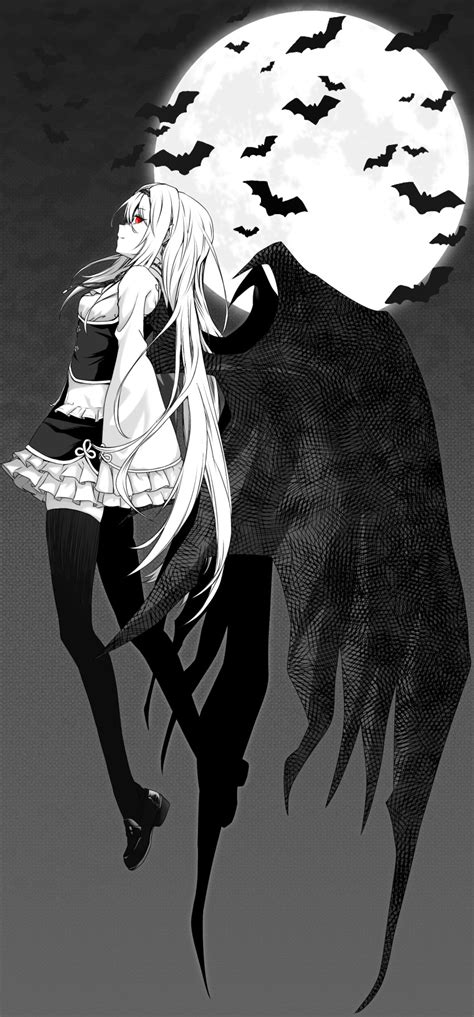 Safebooru 1girl Absurdres Bat Animal Bat Girl Bat Wings Blonde Hair