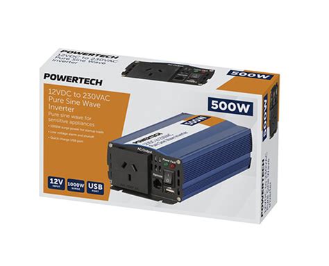 Powertech Pure Sine Wave Inverter 500w