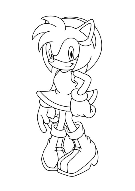 Desenho Para Colorir E Imprimir Emi Do Sonic My Xxx Hot Girl