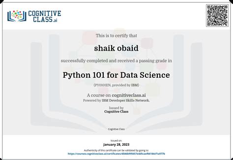 Ibm Py0101en Certificate Cognitive Class