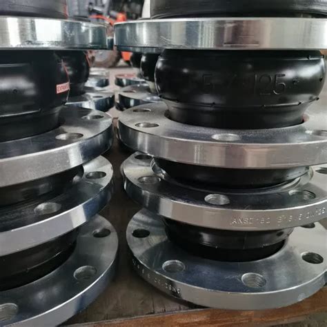 Flanged Connector Coupling Pipeline Bellows Compensator Epdm Flexible Rubber Expansion Joint
