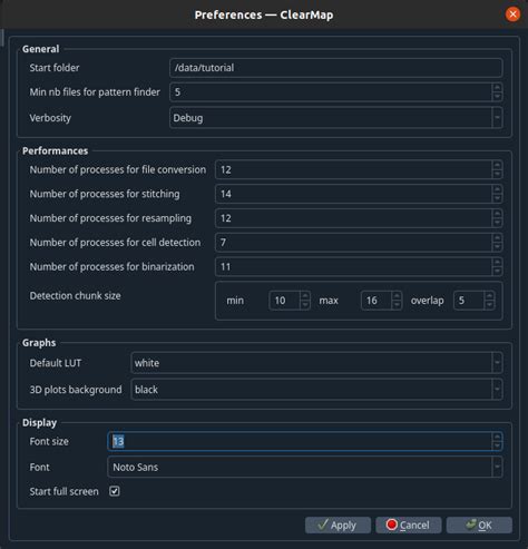 GUI Usage ClearMap 2 1 0 Documentation