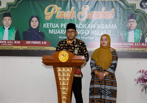 Bupati Bungo H Mashuri SP ME Menghadiri Acara Pisah Sambut