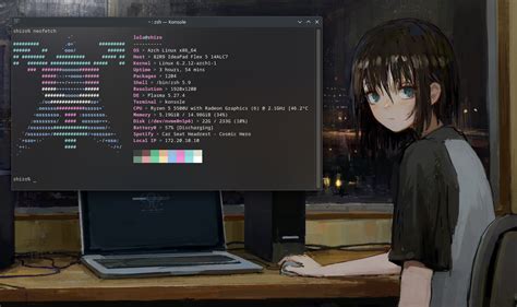 Spent A Boring Bus Trip Making A New Ascii For My Neofetch R