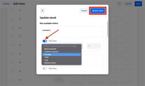 Manage Stock In Square Online Square Support Centre AU