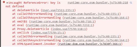 Uncaught Referenceerror Key Is Not Defined Csdn