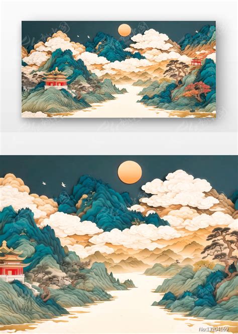 国潮风景插画图片下载 红动中国