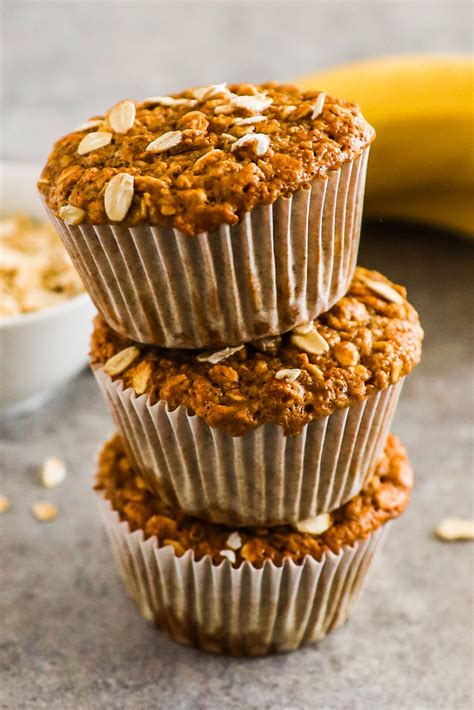 Banana Oatmeal Muffins