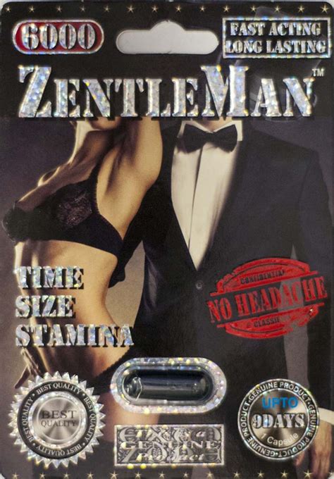 Zentleman 6000 Genuine Male Sexual Enhancer 1 Pill