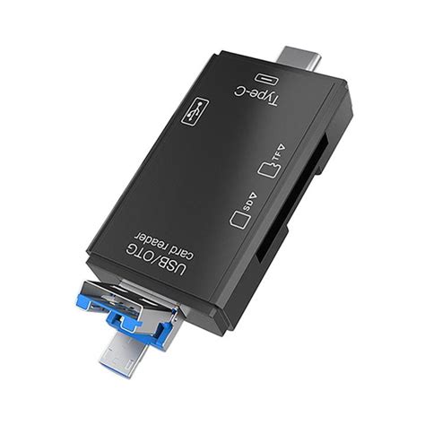 6 In 1 Durable Type C Tf Sd Card Reader Otg Adapter Mini Usb 30 Card
