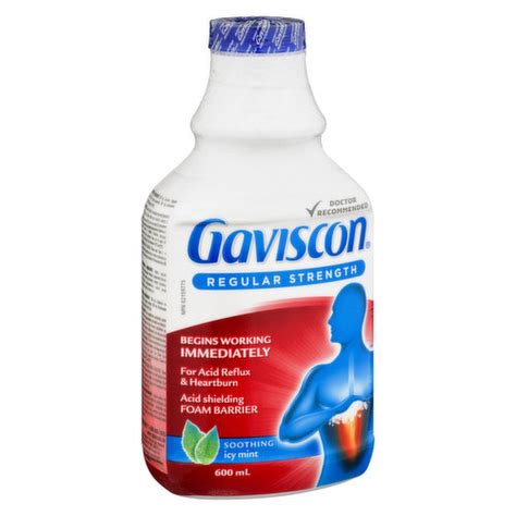 Gaviscon Regular Strength Soothing Icy Mint Save On Foods