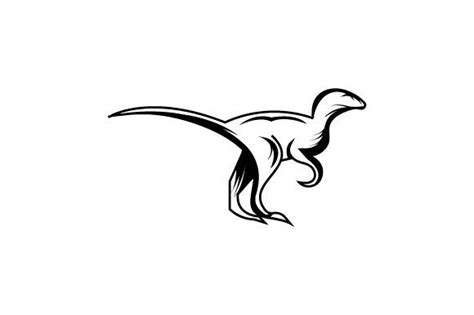 Velociraptor Pumpkin Stencil