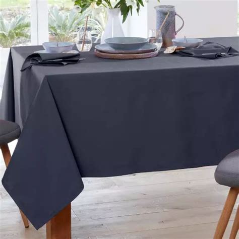 Nappe Rectangulaire X Grise En Coton Becquet Mr Scandinave